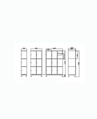 Lokerokaappi 1 X 3 Lokeroa 400 X 1900 Mm Solid Rastec fi